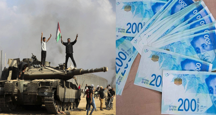 الشيكل الإسرائيلي يتراجع لأدنى مستوى منذ 8 أعوام تقريبا مقابل الدولار
